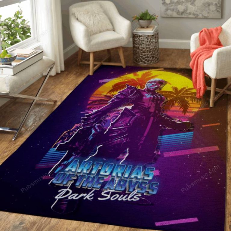 Dark Souls Artorias - Retro 80S Rug - Dark Souls Merch